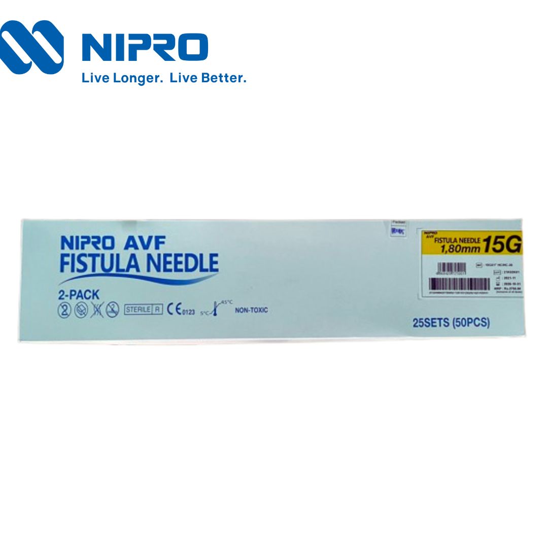 Nipro AV Fistula Needle for Dialysis - Macromed Philippines