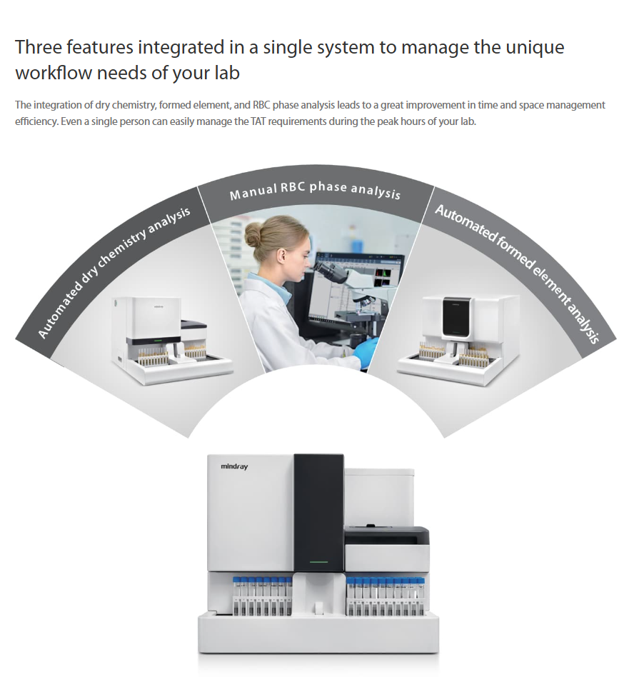 Mindray EU5600 Automated Urinalysis System - Macromed Philippines